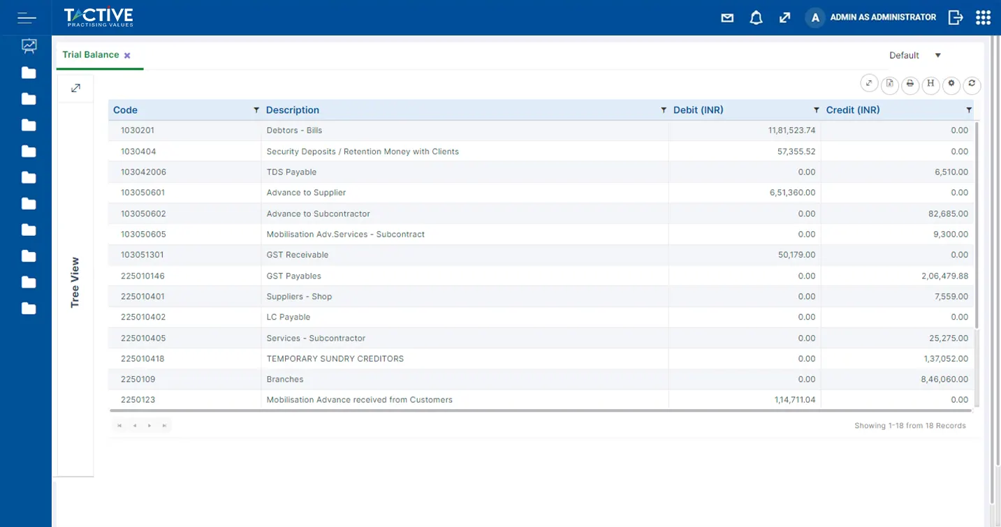 Construction Accounting Software | Finance and Accounts Management ERP
